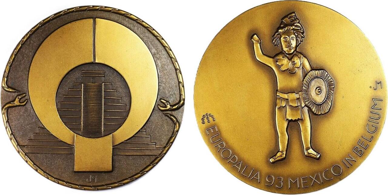 Belgium / Mexico Historical medal Europalia 1993 – Mexico in Belgium aUNC | MA-Shops