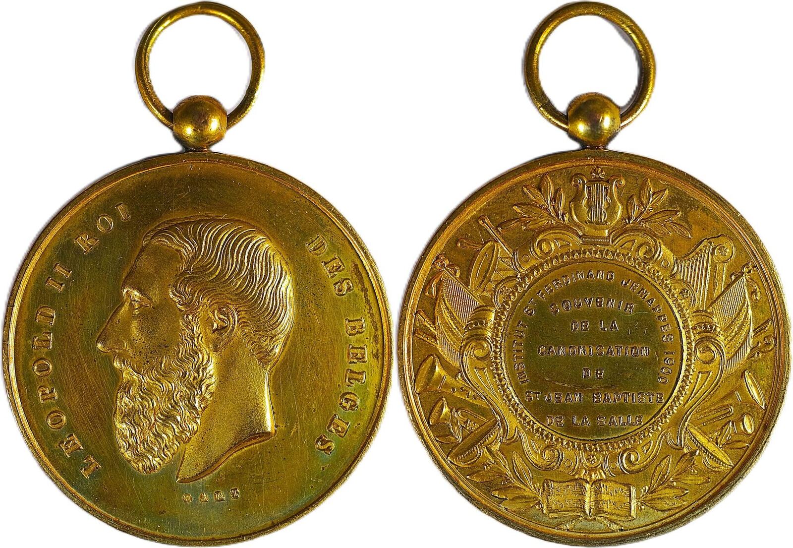 Belgium Historical medal 1900 Canonization of St. Jean-Baptiste de La ...