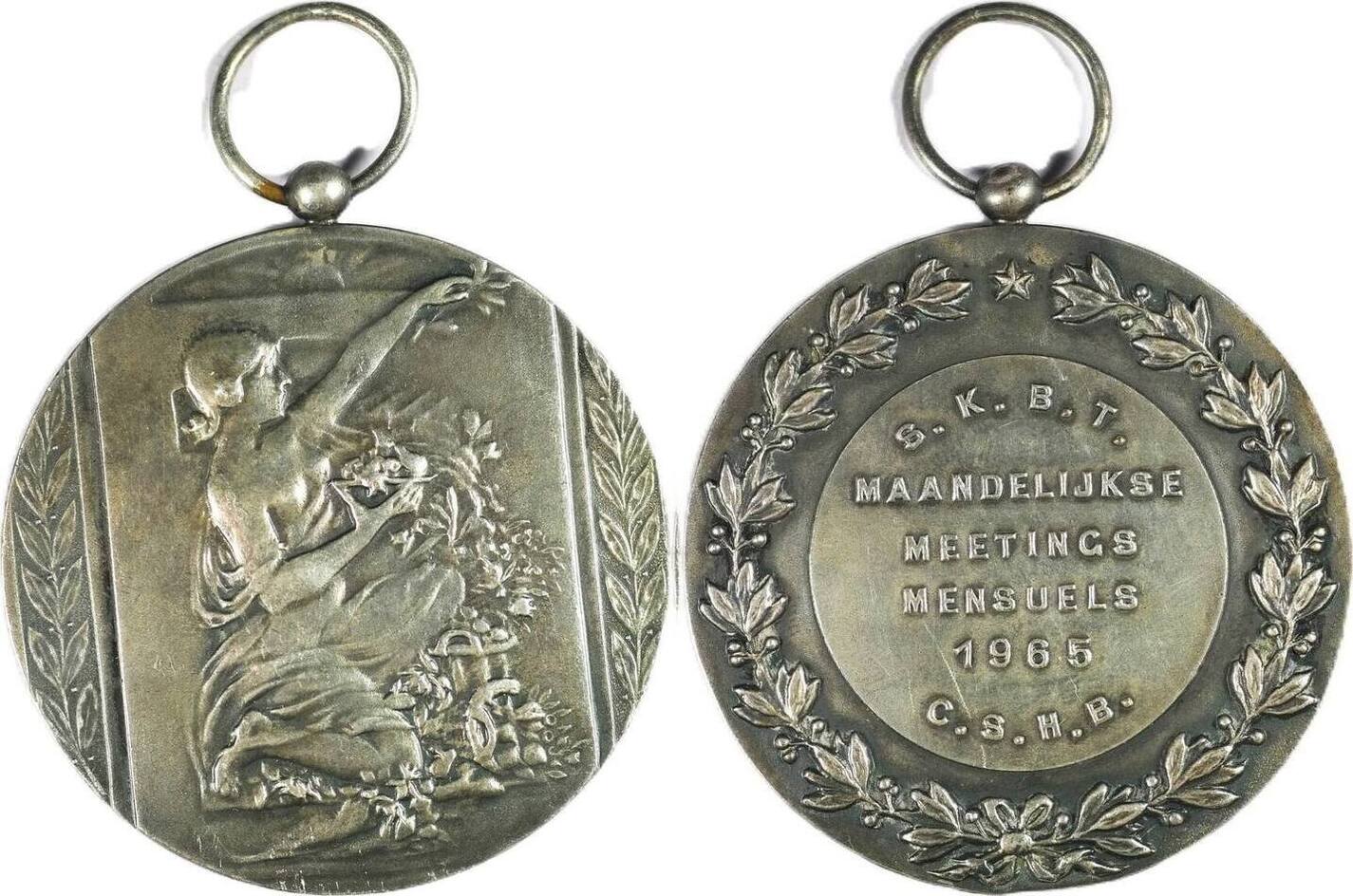 Belgium Historical medal 1965 S.K.B.T. / C.S.H.B. – Monthly Meetings EF | MA-Shops