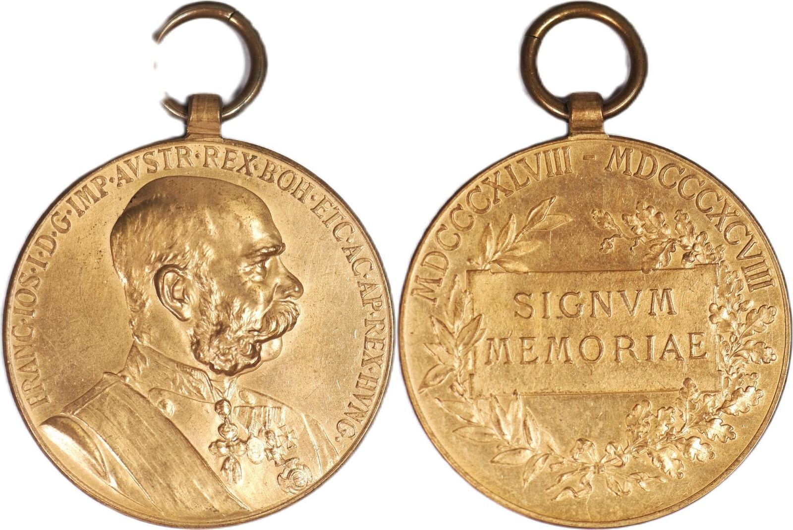 Historical medal 1898 Franz Joseph I – Emperor of Austria and King of ...