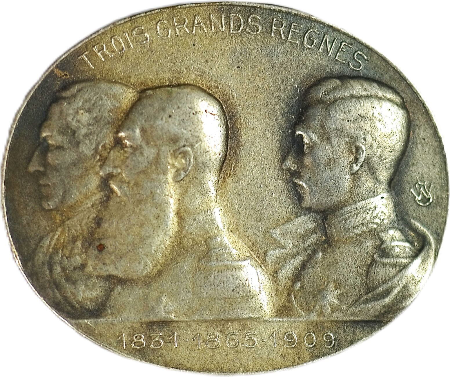 Belgium Historical medal 1914-1915 Three Great Reigns – Leopold I ...