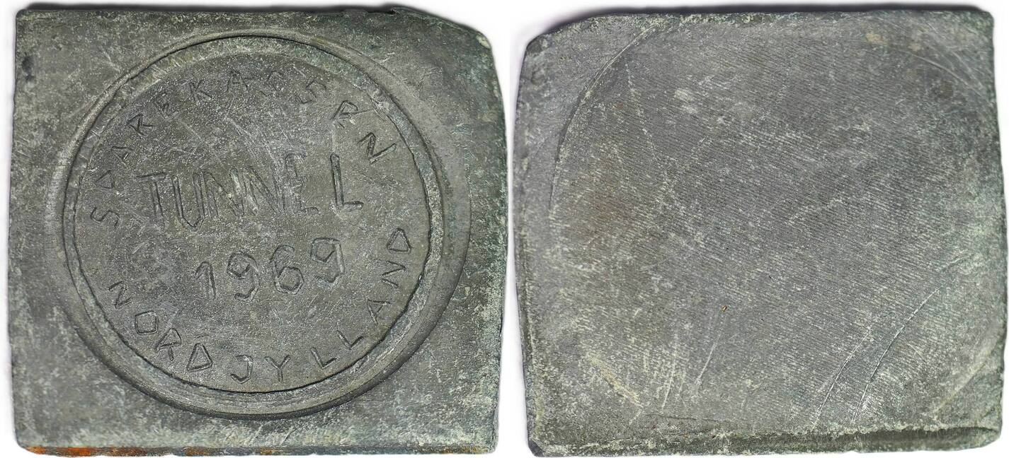 Denmark Lead ''Sparekassen Tunnel Nordjylland 1969'' VF | MA-Shops