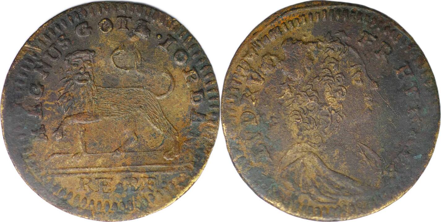 France / Nuremberg Jeton 1715-1774 King Louis XV (Marie Leszczyńska ...