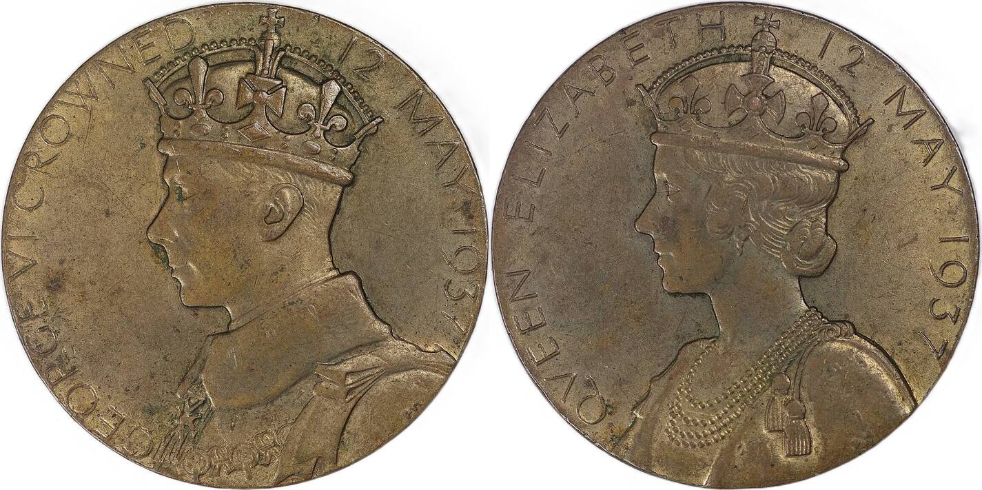 United Kingdom Historical medal 1937 Coronation of King George VI ...