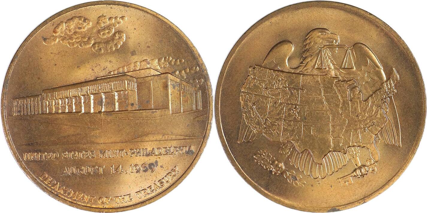 United States of America Historical medal 1969 United States Mint ...