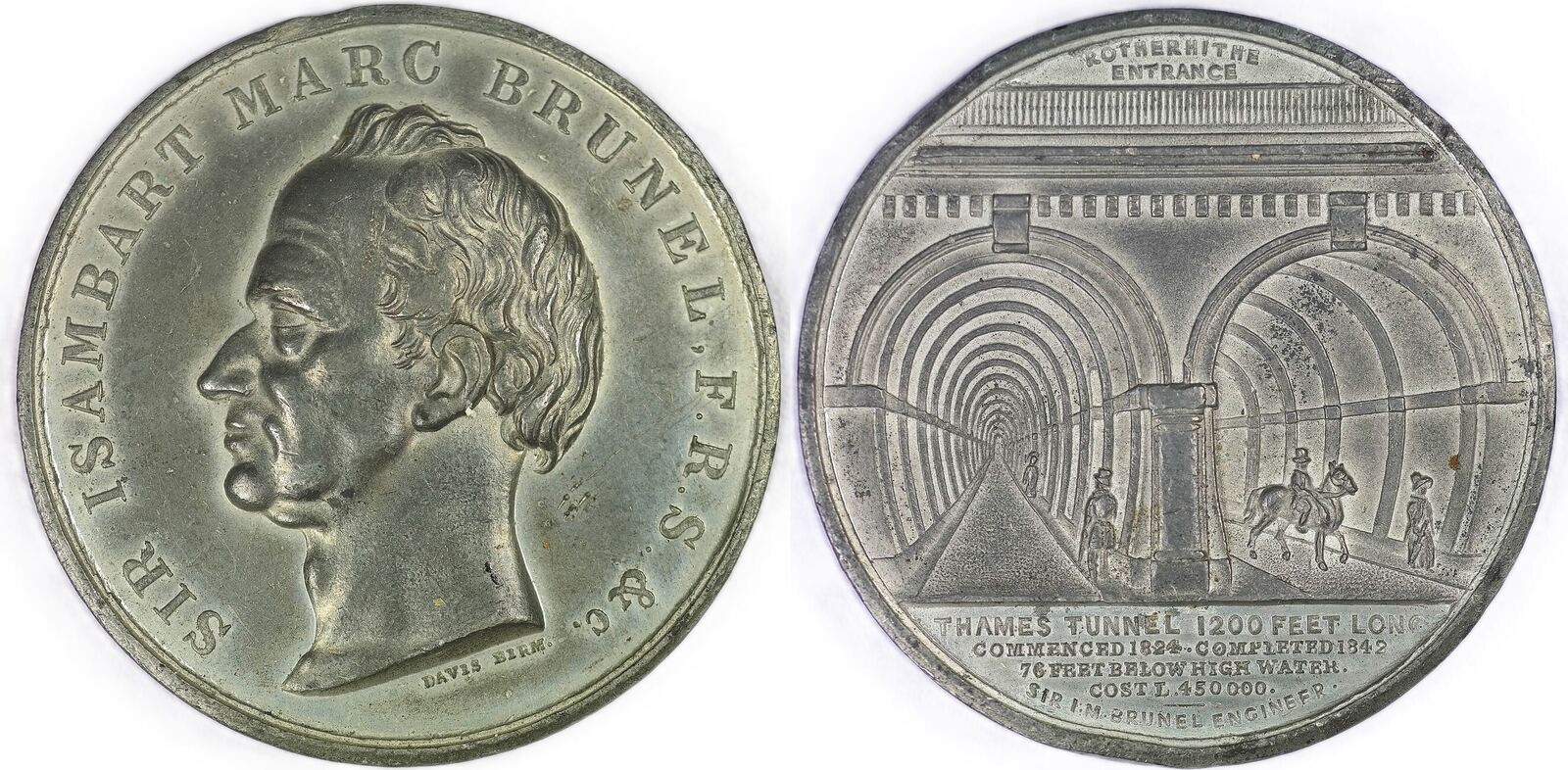 Great Britain Historical medal 1843 Opening of the Thames Tunnel - Sir ...