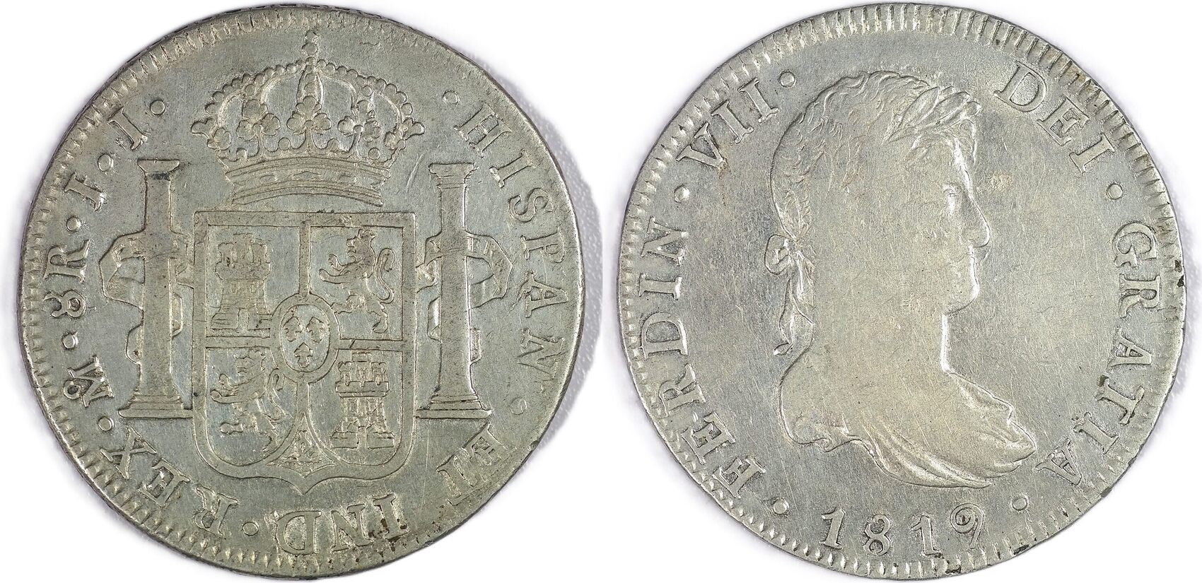Mexico 8 Reales 1819 Ferdinand VII VF | MA-Shops