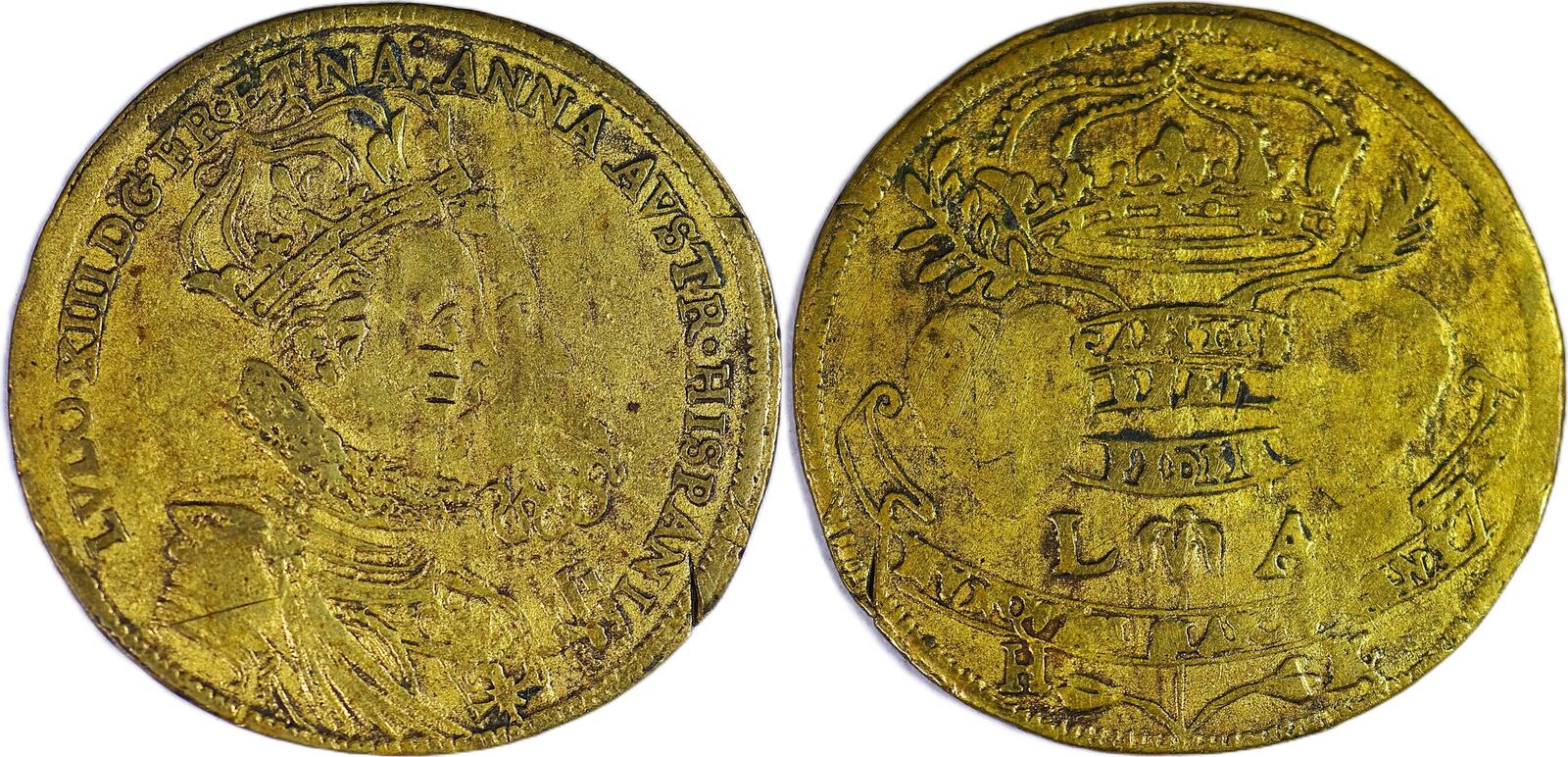 France Jeton 1615 Marriage of King Louis XIII with Anna of Spain - Hans ...