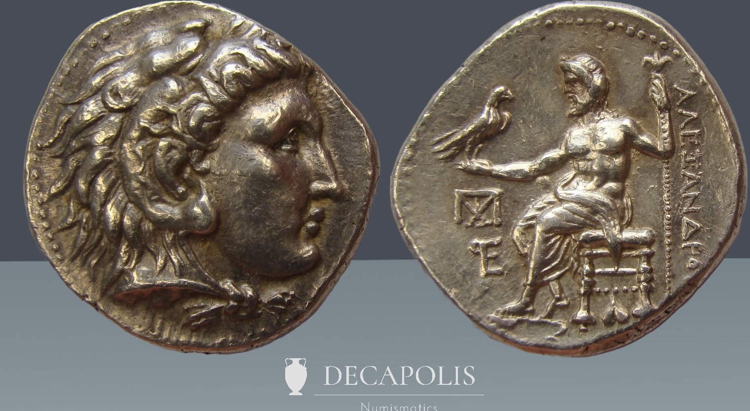 MACEDONIAN KINGDOM Alexander the Great, AR Tetradrachm, 320-280 BC,mint ...