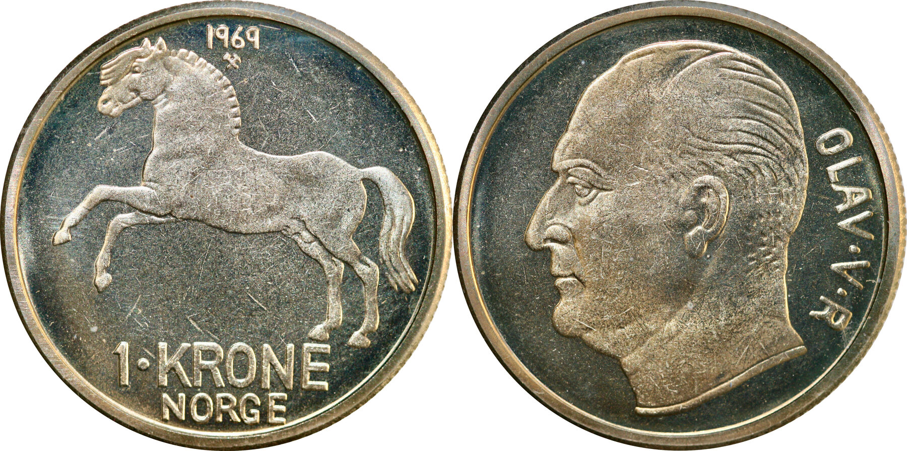 1 krone 1969 (choice!) | MA-Shops