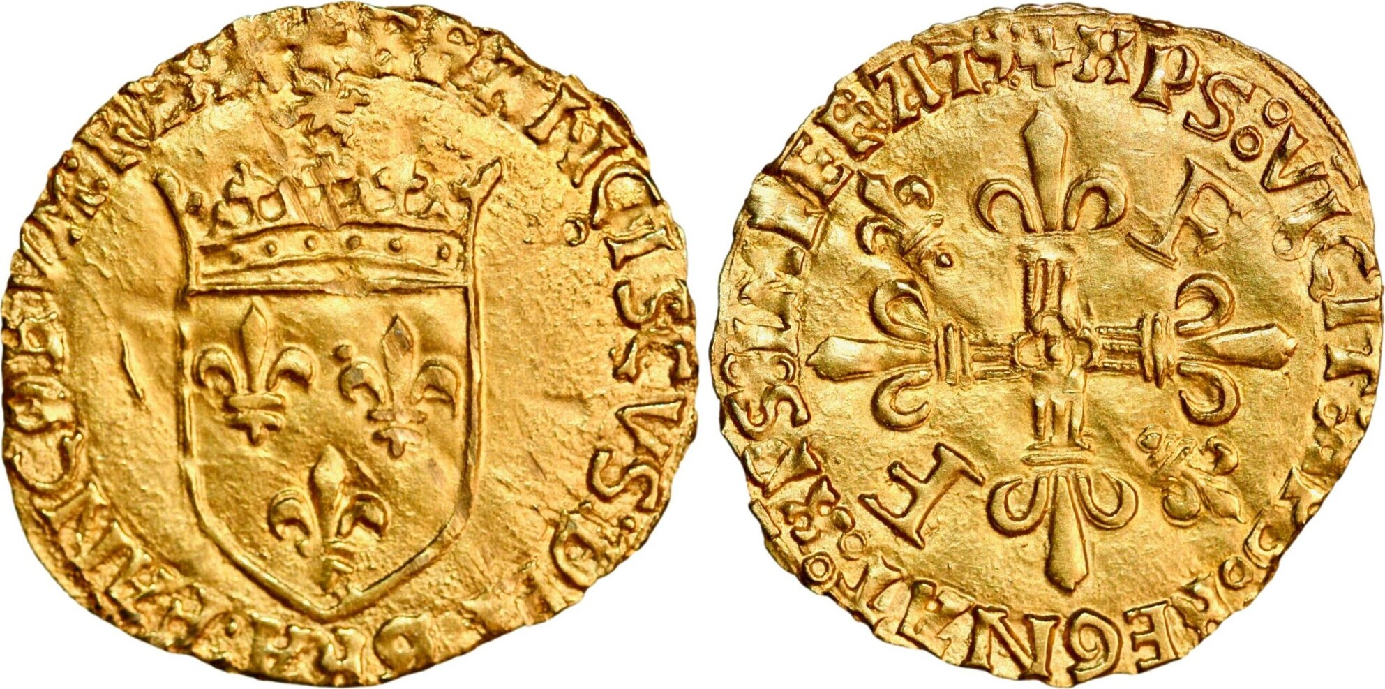 1519 France, ecu d’or (gold!) | MA-Shops