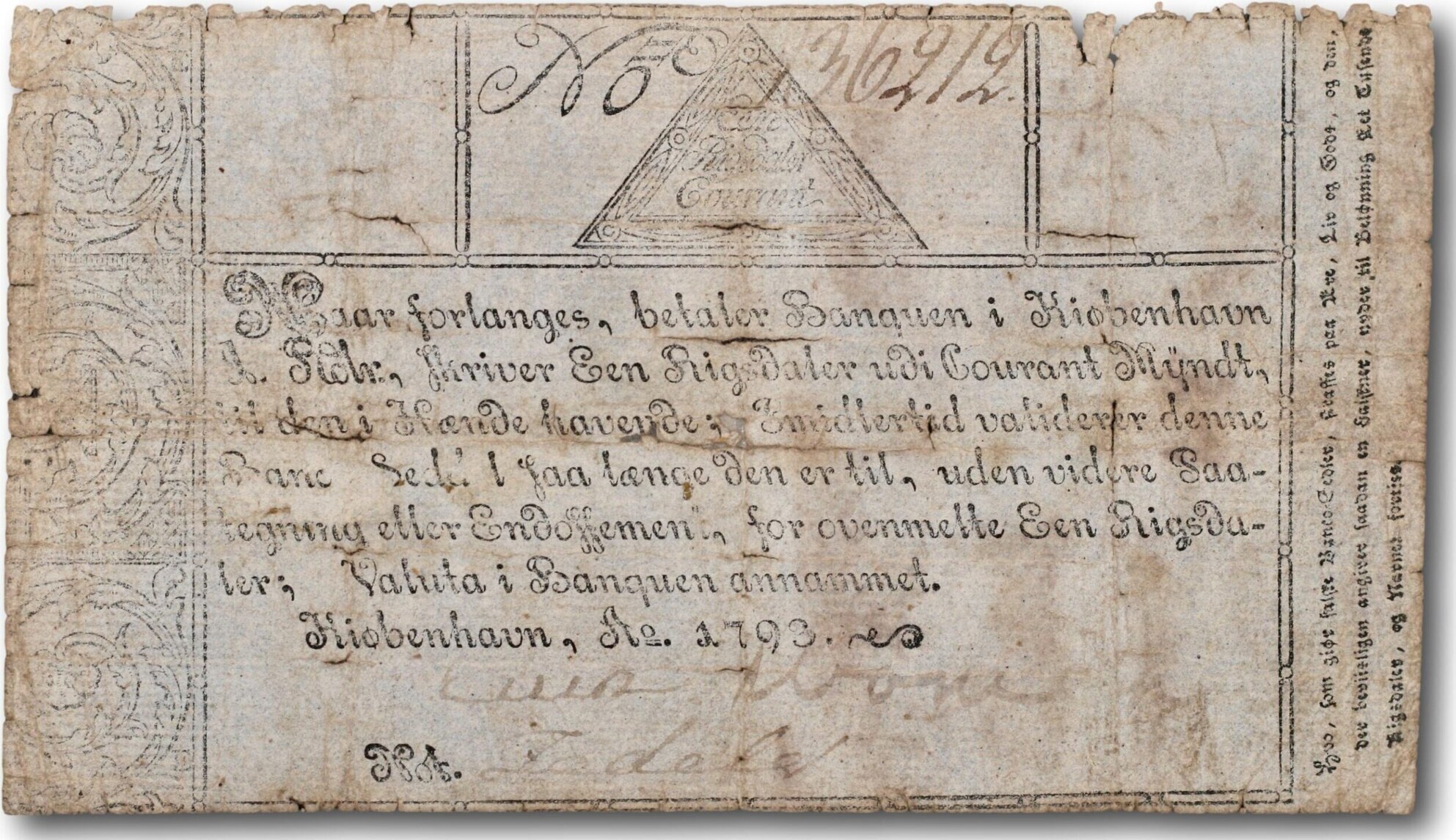 1793 Denmark-Norway, rigsdaler | MA-Shops