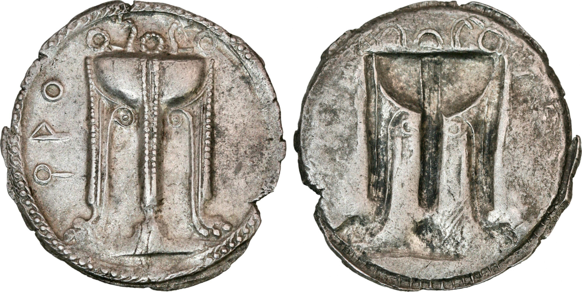 530-500 BC v. Chr. Nomos from Kroton in Bruttium (ca. 530-500 BC) | MA ...