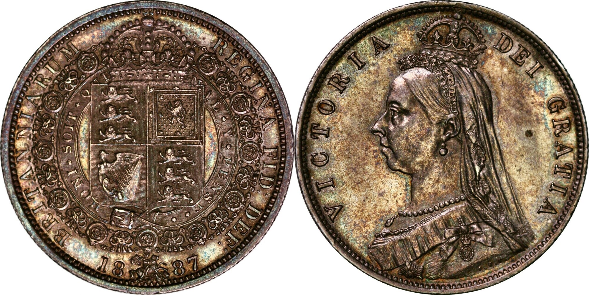 England 1887 Great Britain, halfcrown | MA-Shops