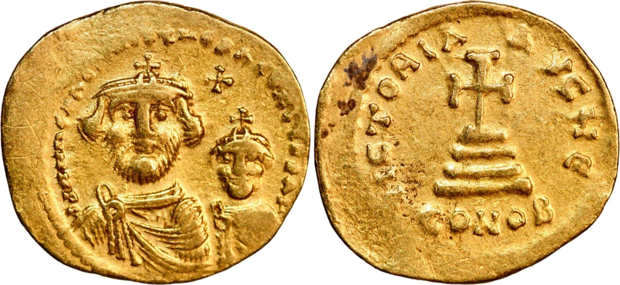 Solidus 616-625 AD (gold!) from Emperor Heraclius | MA-Shops