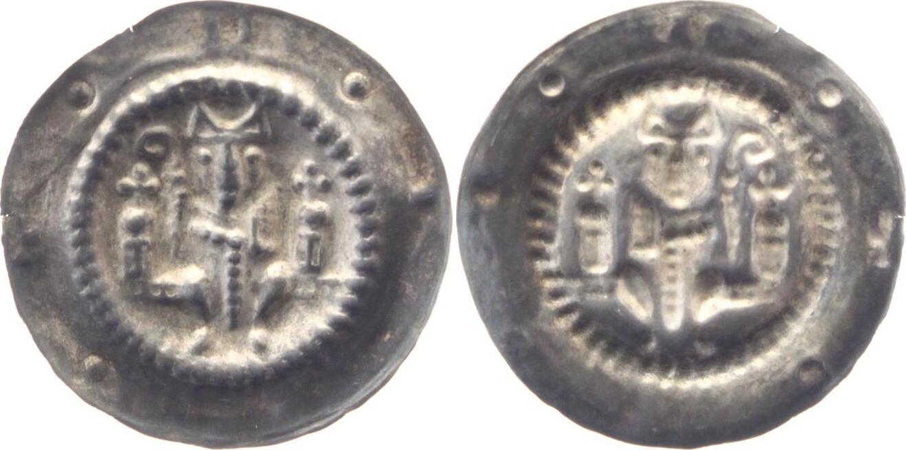 Fulda-Abtei Brakteat Berthold IV. von Birnbach 1274-1286. f. EF | MA-Shops