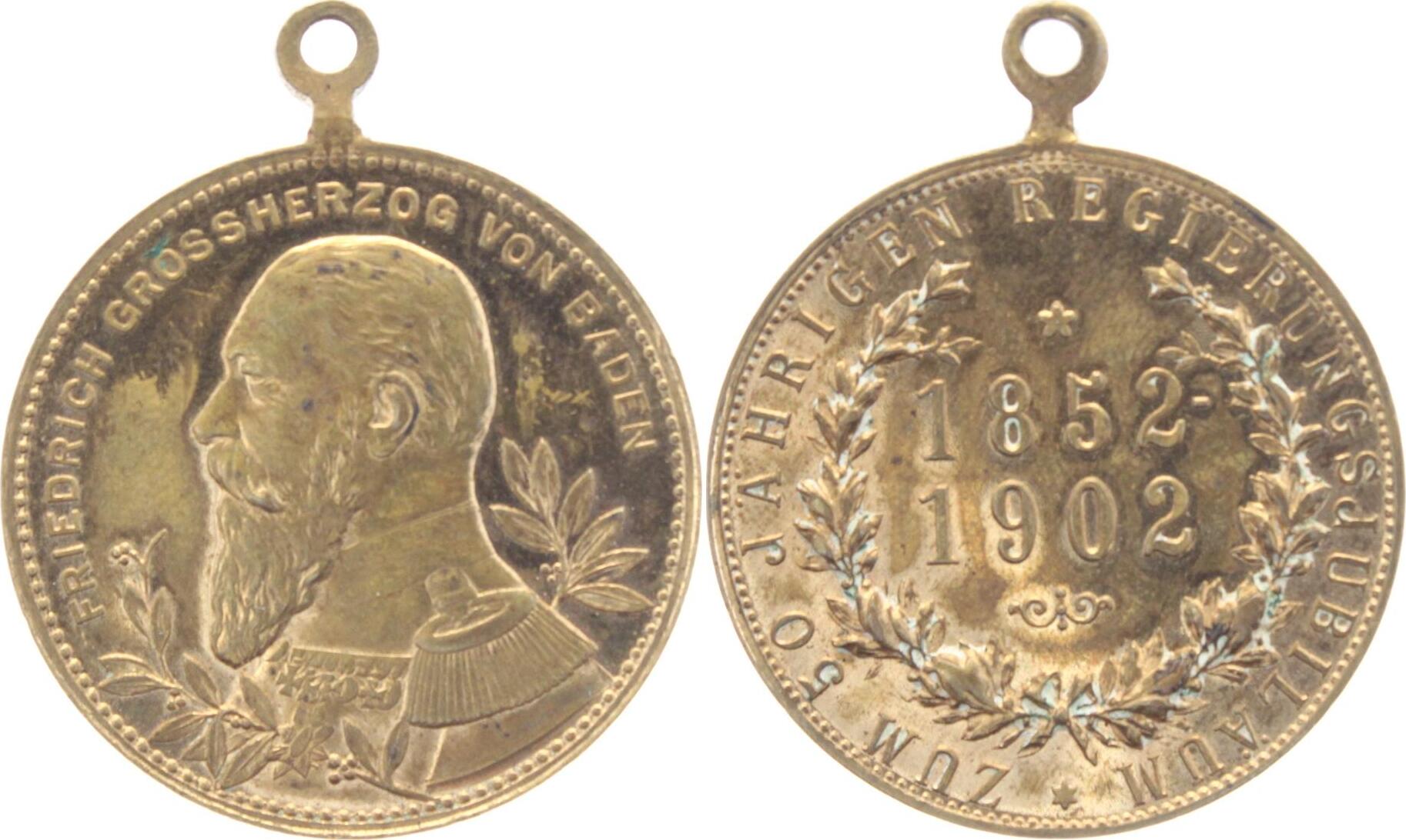 Baden-Durlach Vergold. Br.-Medaille (bei Mayer & Wilhelm, Stuttgart ...