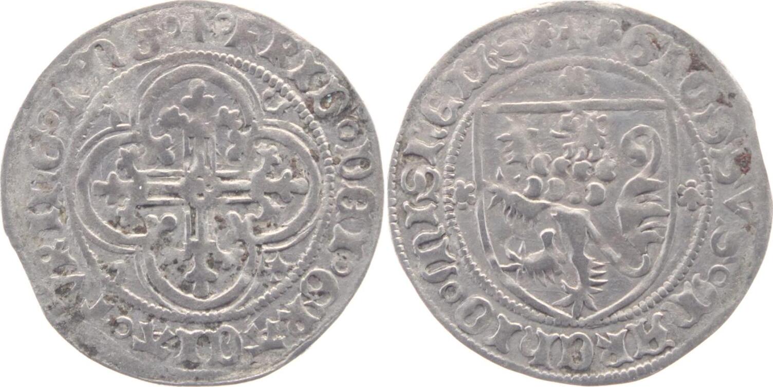 Sachsen-Markgrafschaft Meißen Schild-Groschen ( Roseler ) Markgraf ...