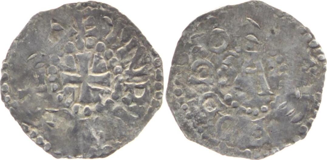 Trier-Erzbistum Denar gemeinschaftlich mit König Heinrich III. Poppo ...