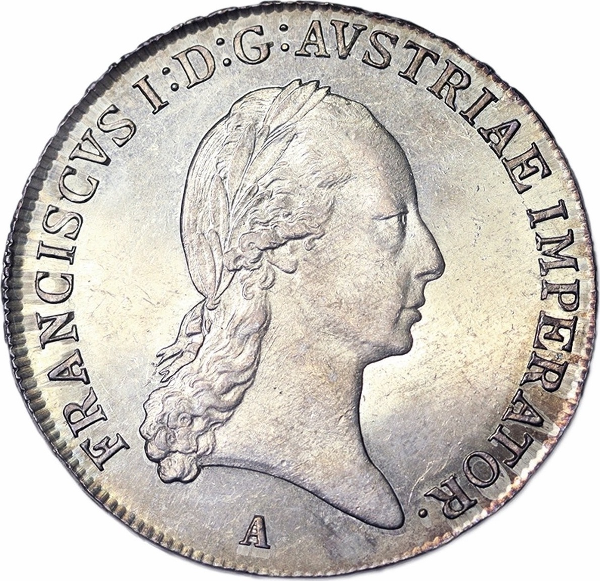 Austria 1/2 thaler 1815 A, NGC MS63, Emperor Franz II (1806 - 1835 ...