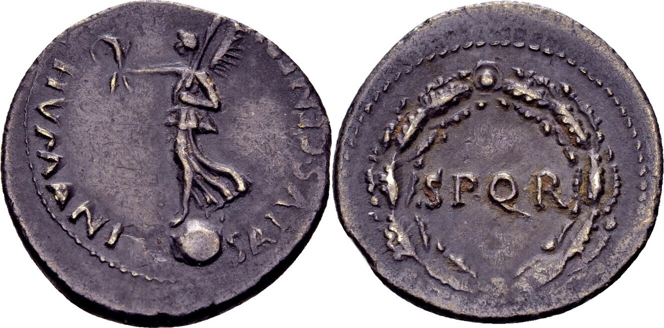 Roman Imperial denarius March-May 68 AD. Revolt of Vindex Choice very ...