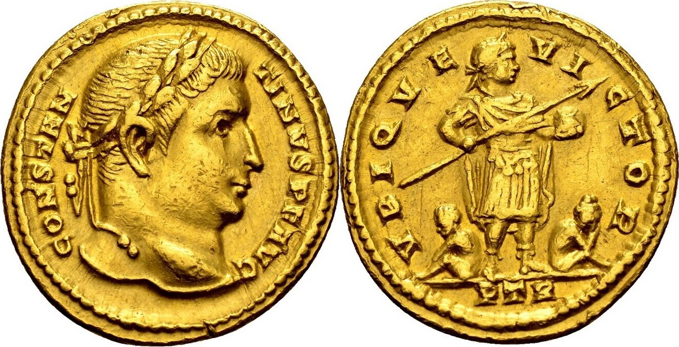 Roman Imperial solidus Circa 310-313 AD. Constantine I Extremely fine ...
