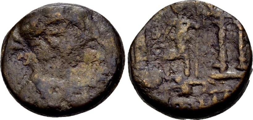 Judaea unit Circa 218-222 AD. Aelia Capitolina (Jerusalem) Fine | MA-Shops