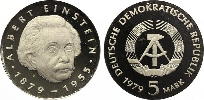 1979 5 Mark Einstein Beispielfoto Proof | MA-Shops