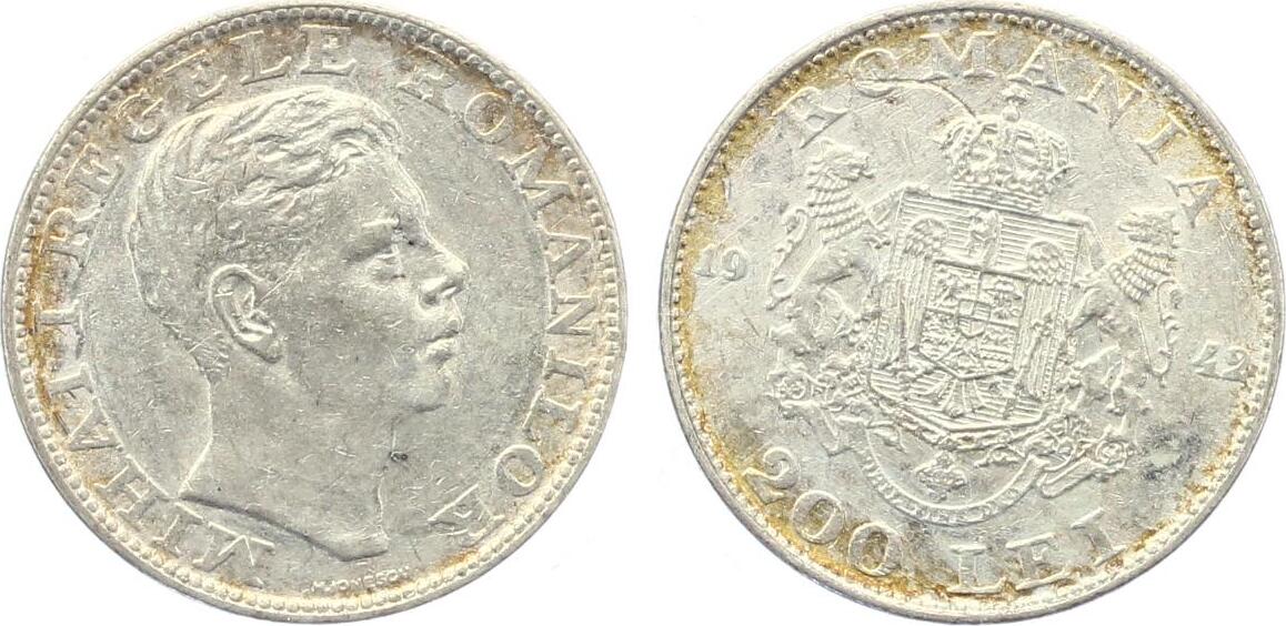 1942 ROMANIA 200 LEI EF | MA-Shops