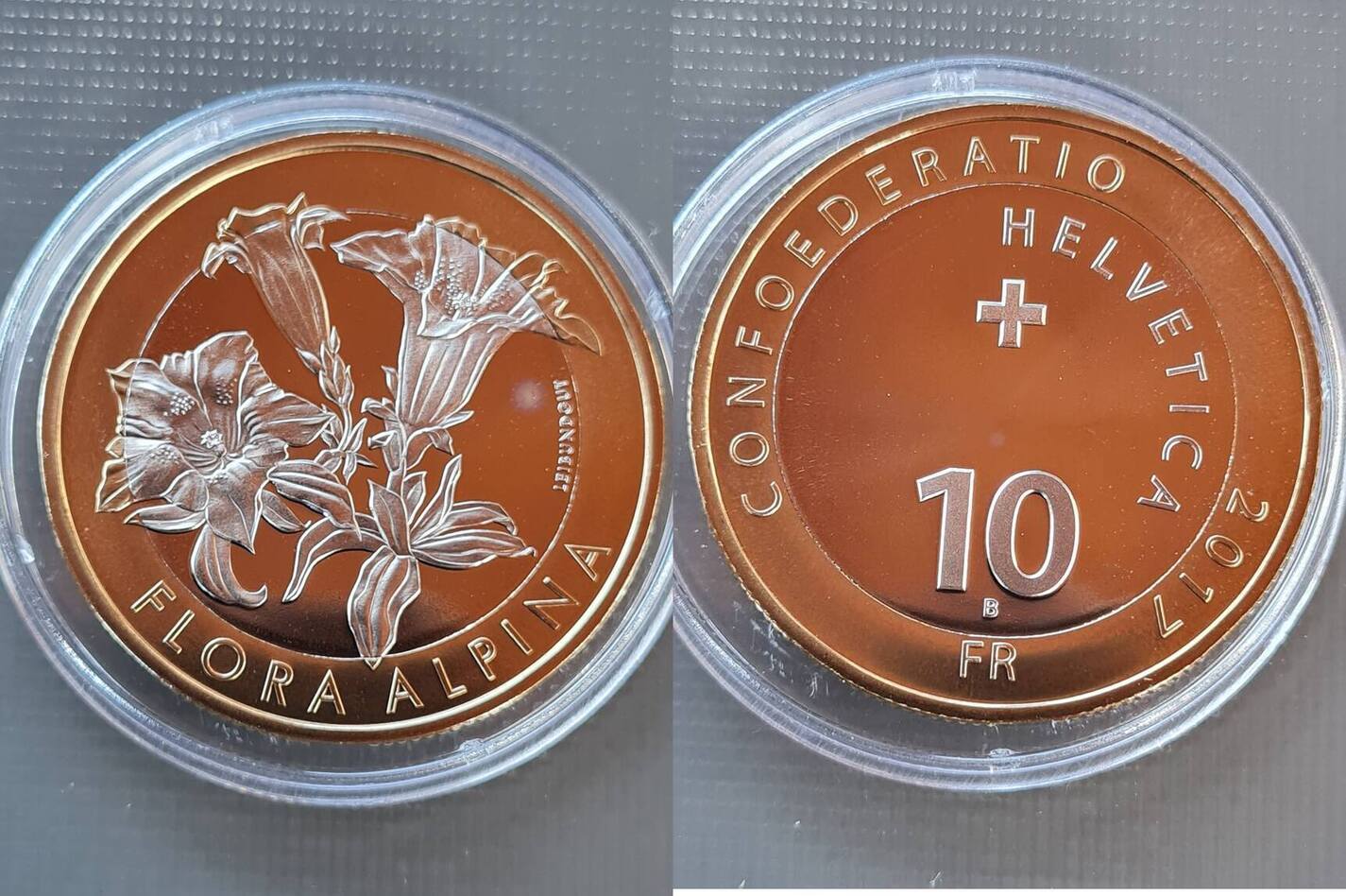 2017 Schweiz 10 Franken Alpen Enzian UNC | MA-Shops