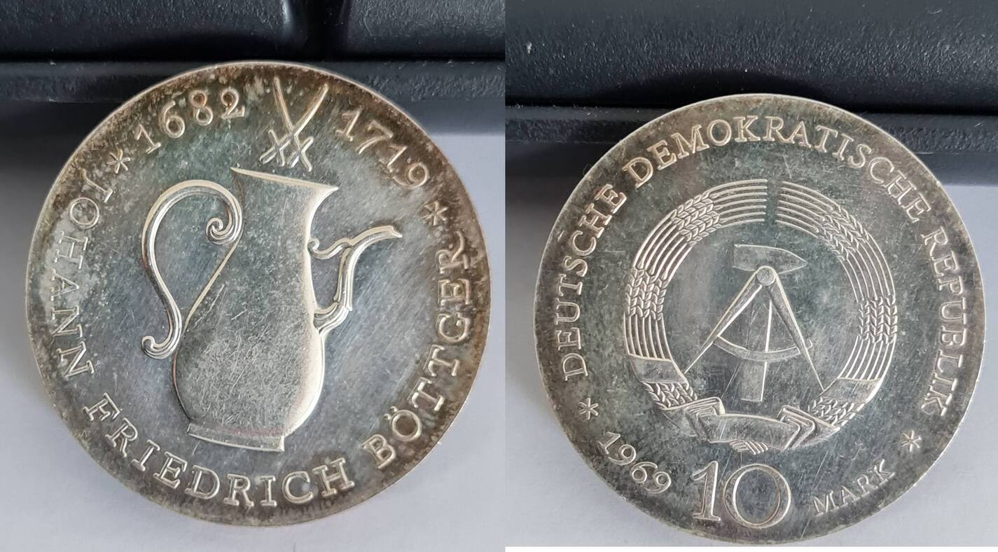 1969 10 Mark Böttger UNC- leichte Patina | MA-Shops