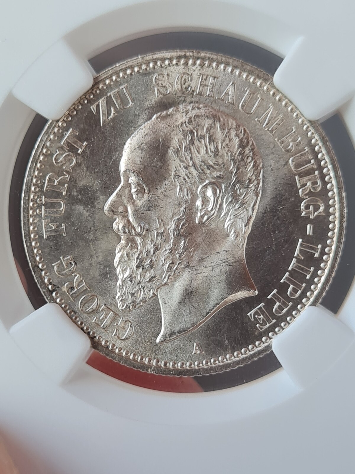 GERMANY 1898A 2 Mark Schaumburg Lippe NGC MS 64 | MA-Shops