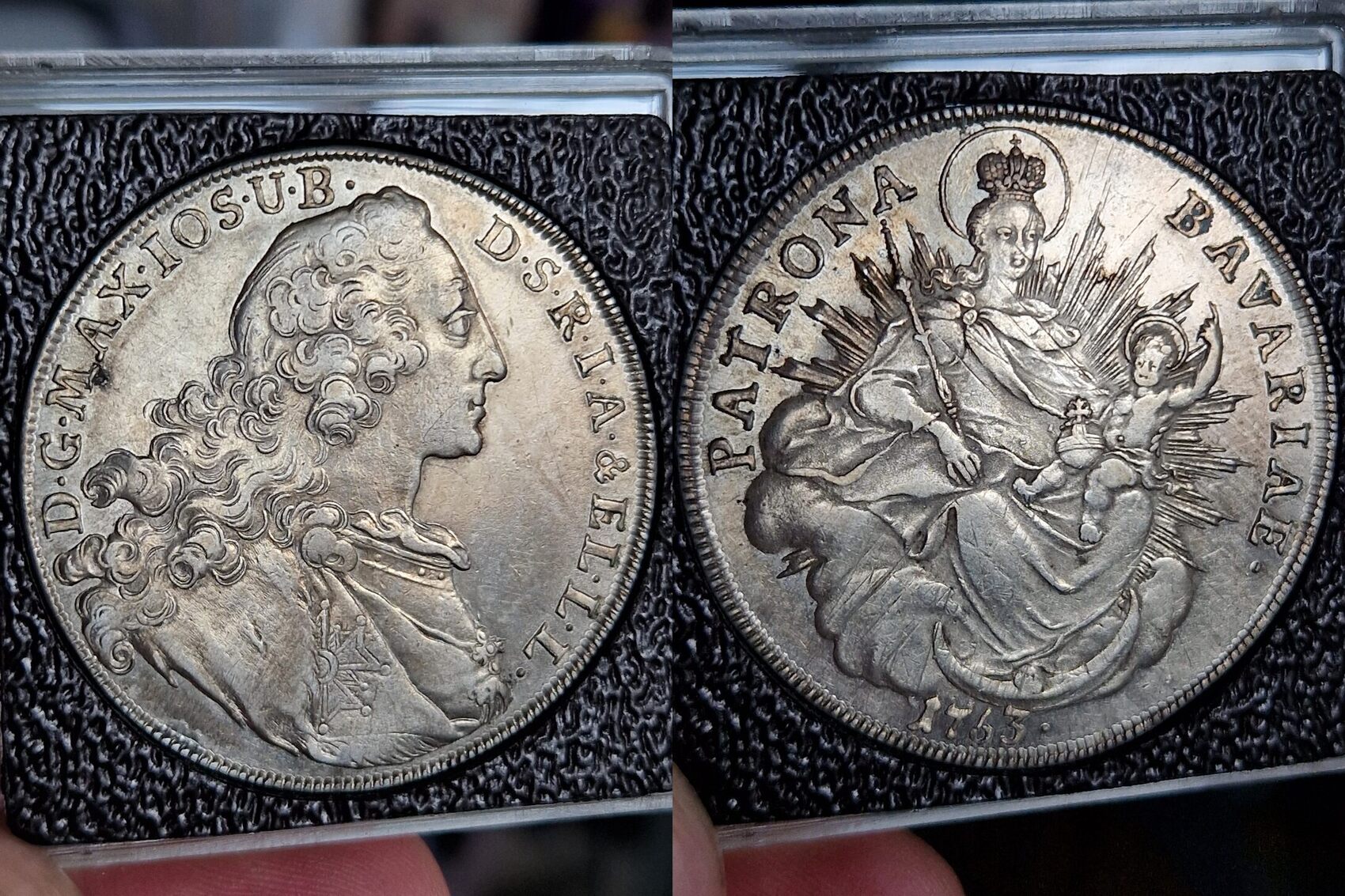 Bayern Maximilian III. Joseph 1745-1777. Madonnentaler 1763 EF | MA-Shops