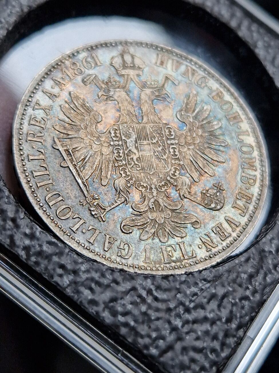 1861 A Österreich Ungarn Florin 1861 Franz Joseph I Florin EF ...