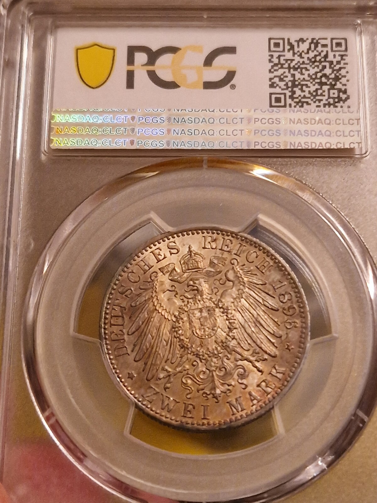 Anhalt-Dessau 1896-A 2 Mark Anhalt 1896 Friedrich Jaeger 20 PCGS MS63 ...