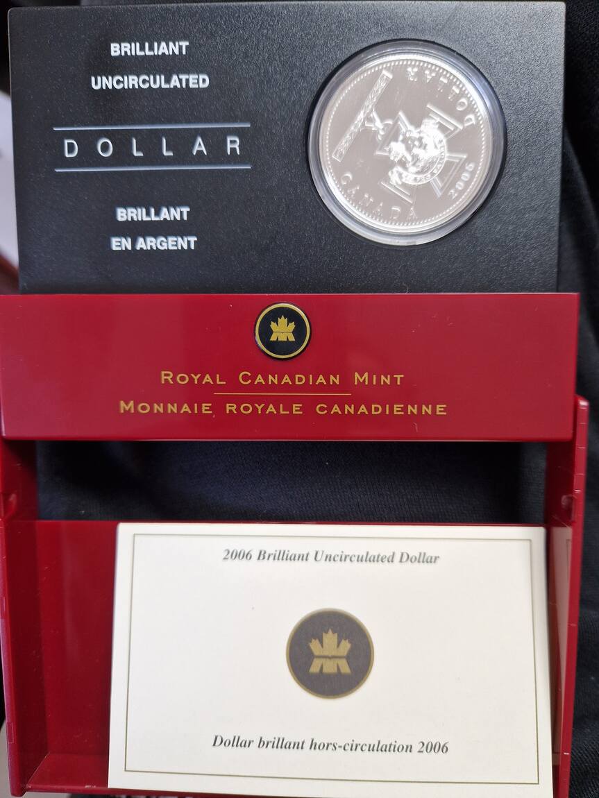 Kanada 1 Dollar 2006 Victoria Cross Silber Brillant Unc in Box | MA-Shops