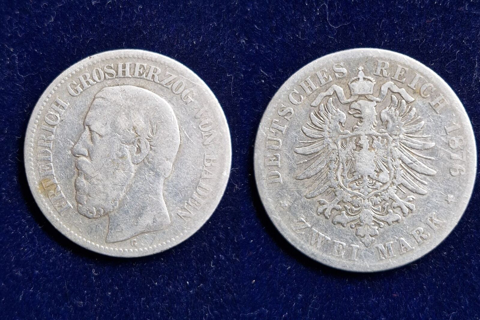 2 Mark Baden 1876 Jaeger 26 F-VF | MA-Shops