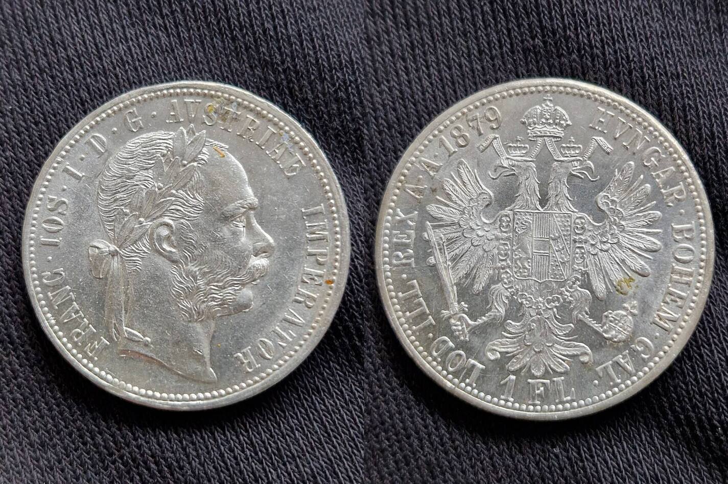 Österreich-Ungarn Florin 1879 Franz Joseph I Florin 1879 EF / CH UNC ...