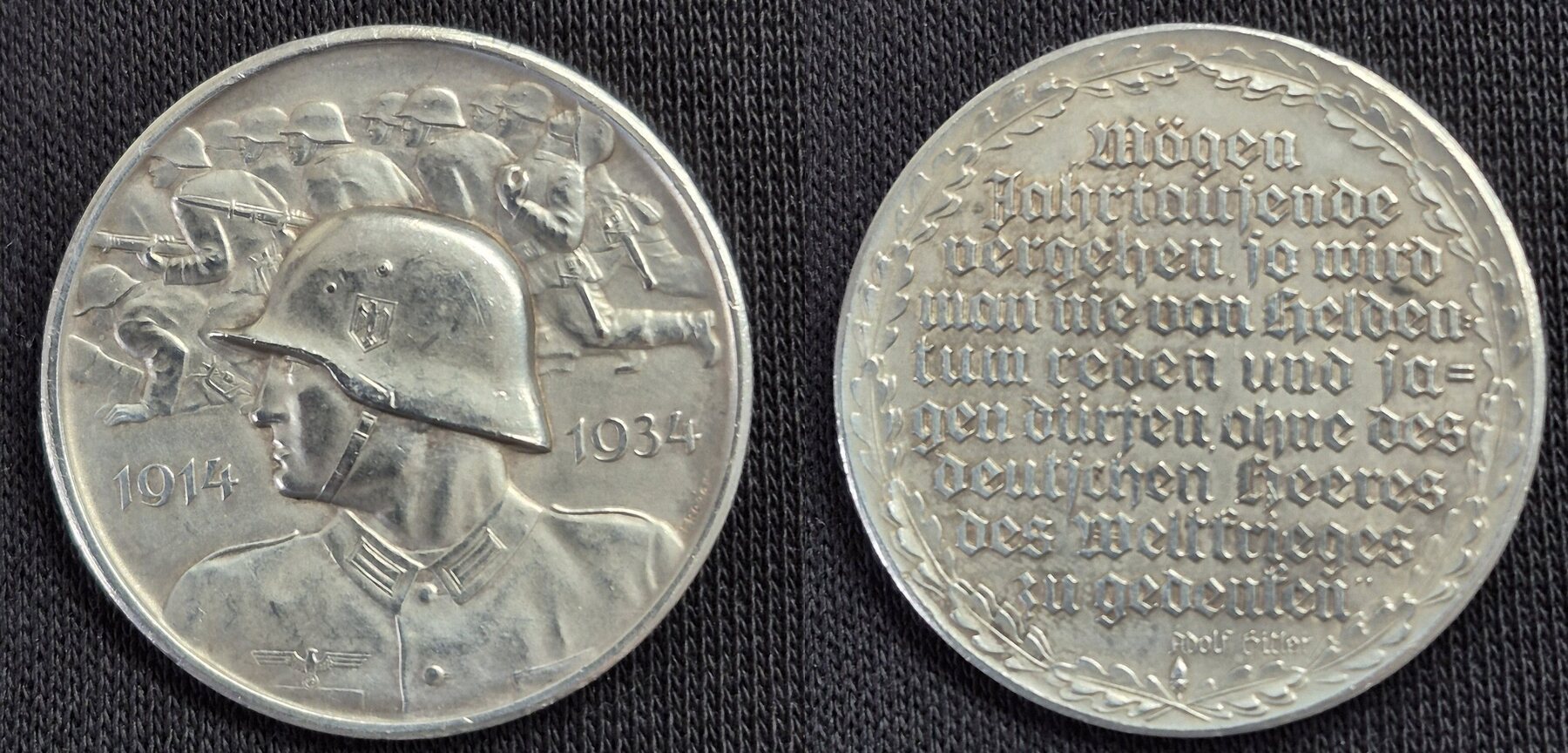 1935 Medaille Drittes Reich Einf hrung Der Allgemeinen Wehrpflicht 1935 Medaille Drittes Reich Einf hrung Der Allgemeinen Wehrpflicht