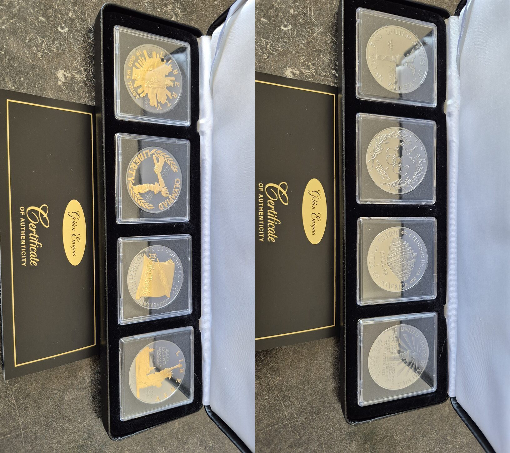 1986 - 1989 USA 4 x 1 Dollar Golden Enigma | MA-Shops