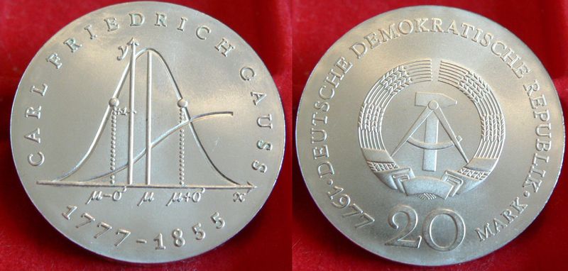 1977 20 Mark Gauss BU (MS65-70) | MA-Shops