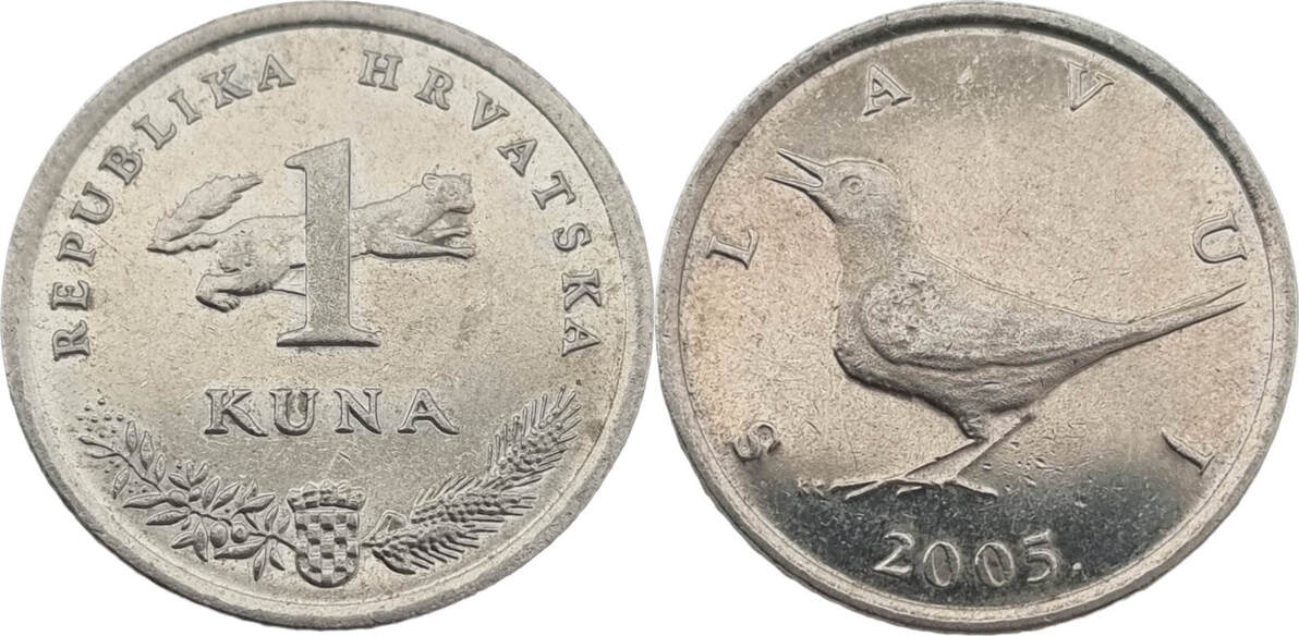 1 Kuna 2005 Republik Kroatien (1993 - 2022) EF | MA-Shops