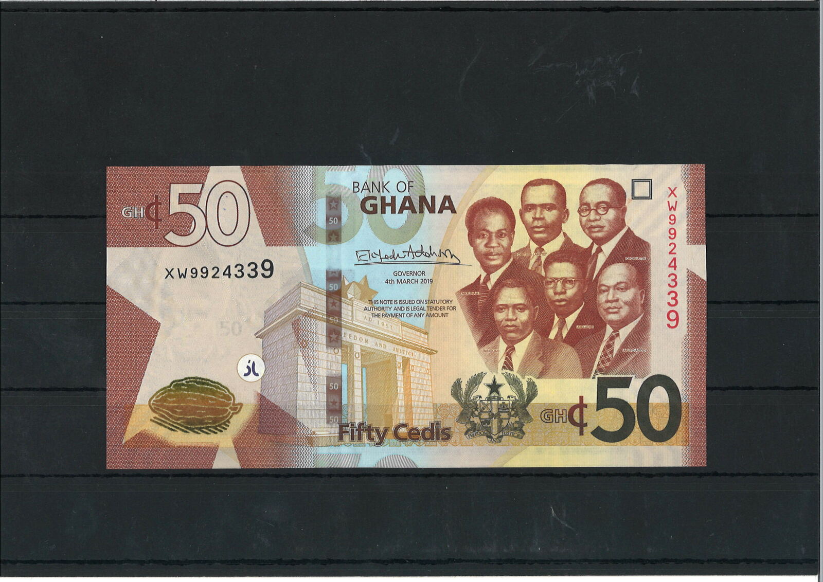 Ghana 50 Cedis 2019 Banknote / Geldschein unc | MA-Shops