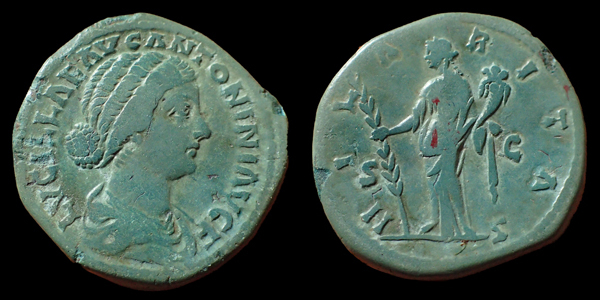 Roman Empire LUCILLA, LUCILLE, Sestertius, Sesterce Rome en 164-167 ...