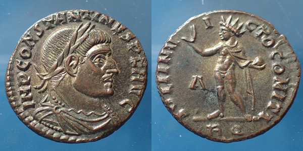 Roman Empire Constantinus I Magnus, Constantin Ie le Grand, nummus Roma ...