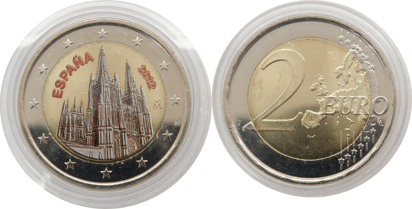 Spanien 2 Euro 2012 UNESCO-Weltkulturerbe – Kathedrale von Burgos ...