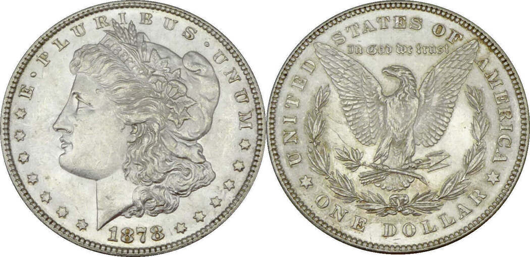 United States of America / USA 1 Dollar 1878 One Dollar - Morgan Silver ...