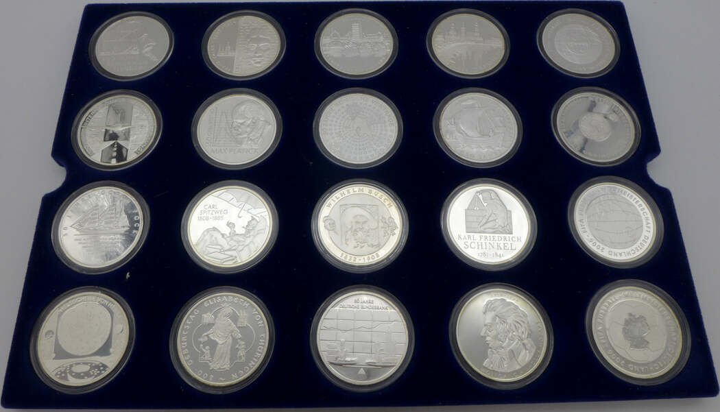 Bundesrepublik Deutschland / BRD 760 Euro (76 x 10 Euro) 2002 - 2015 10 ...