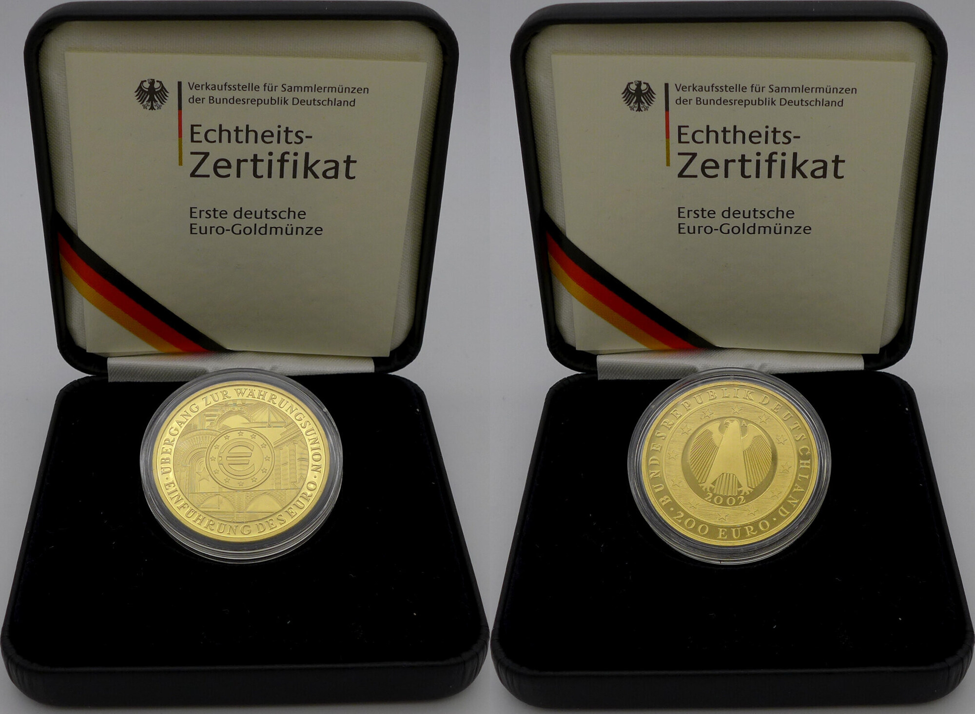 Bundesrepublik Deutschland / BRD 200 Euro 2002 A Übergang zur ...