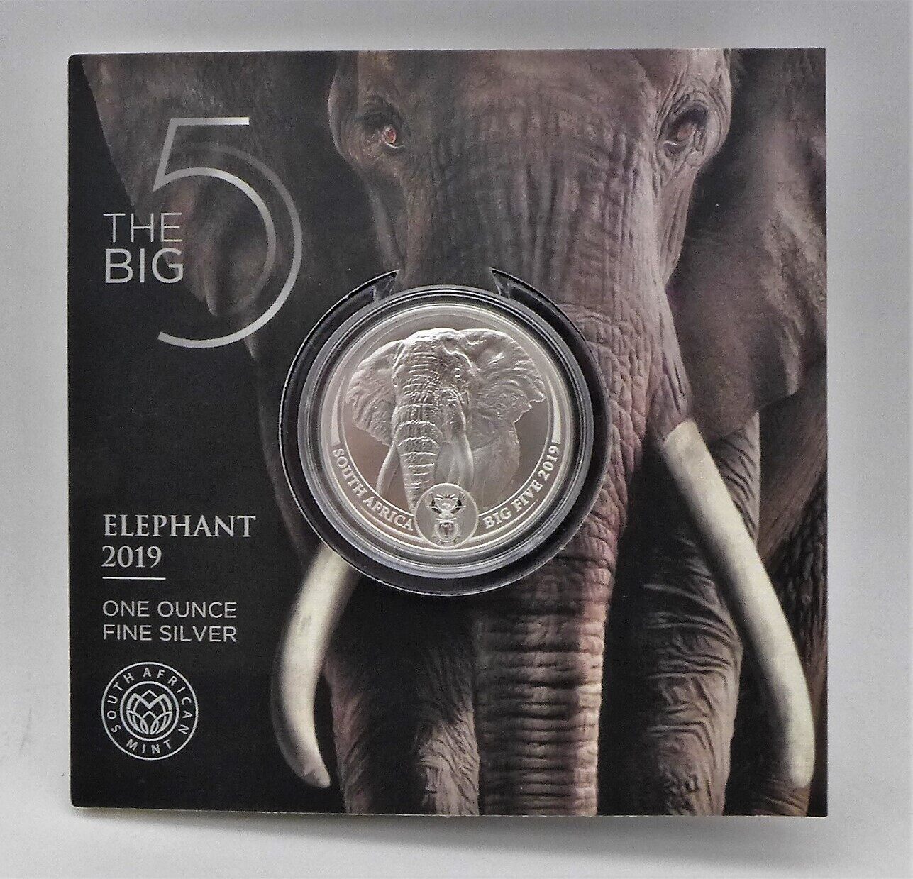 Südafrika 5 Rand / 1 Oz 2019 The Big 5 / Elephant BU | MA-Shops